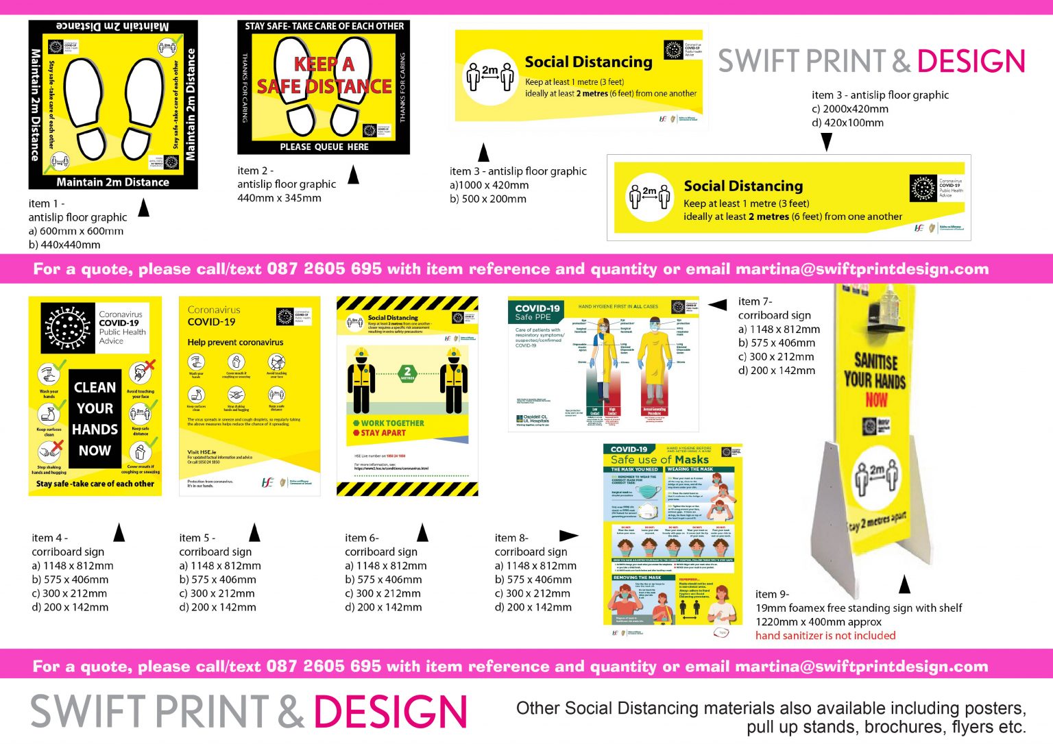 COVID Offers – Swift Print & Design